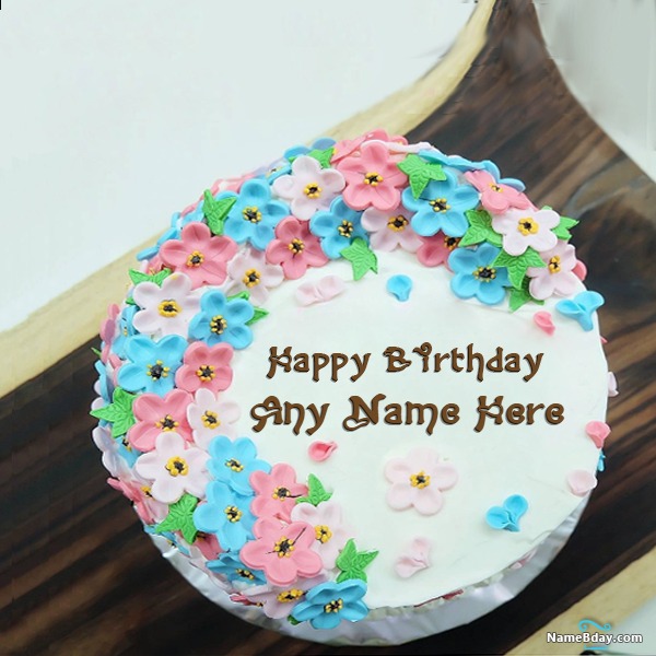 Free Birthday Cake With Name And Photo Editor Online