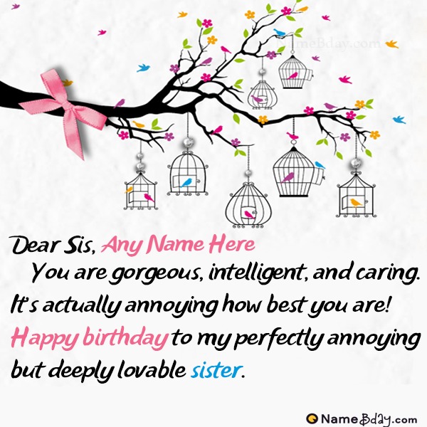 Funny Happy Birthday Sister Images Birthday Cake Images