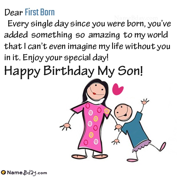 Happy Birthday First Born Images Of Cakes Cards Wishes